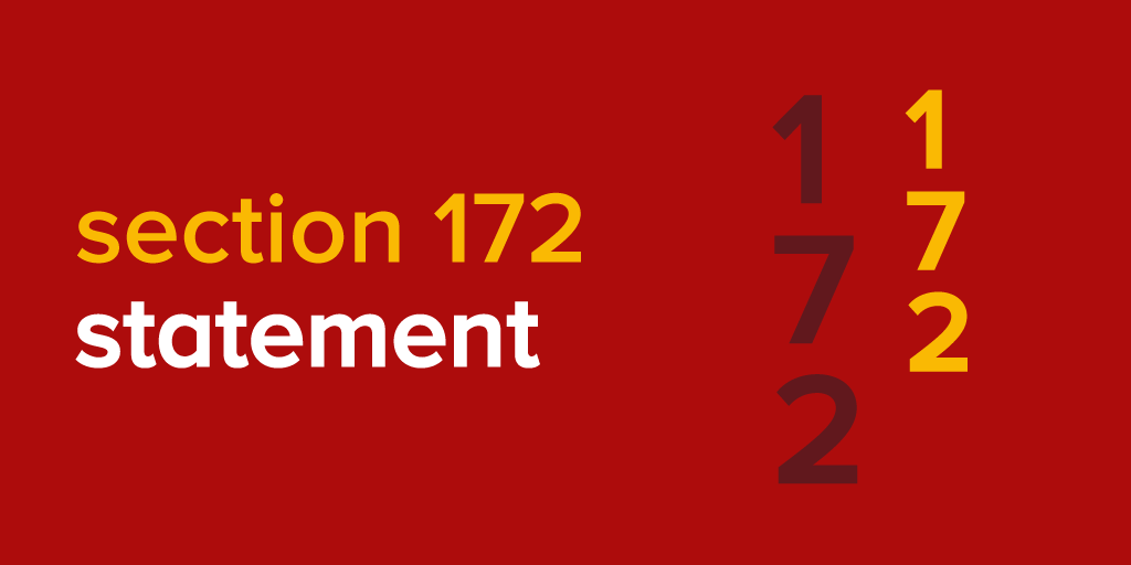 Section 172 statement - Carousel Buses