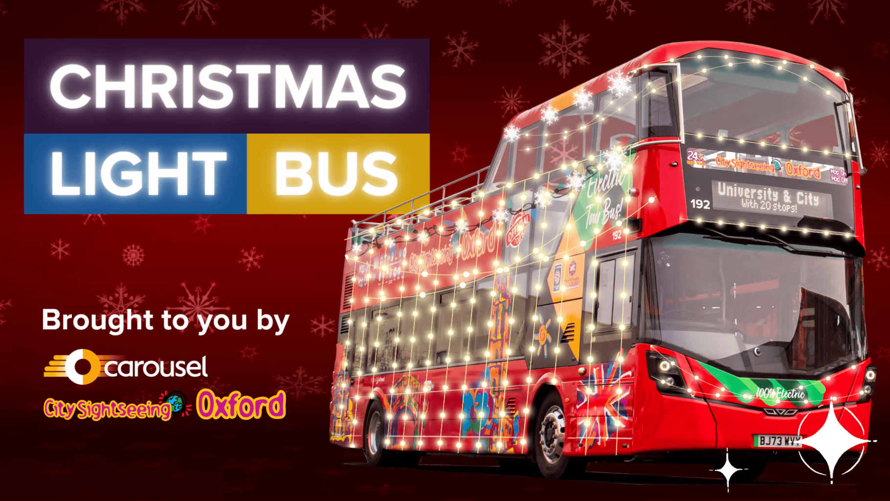 Christmas Light Bus - Carousel Buses