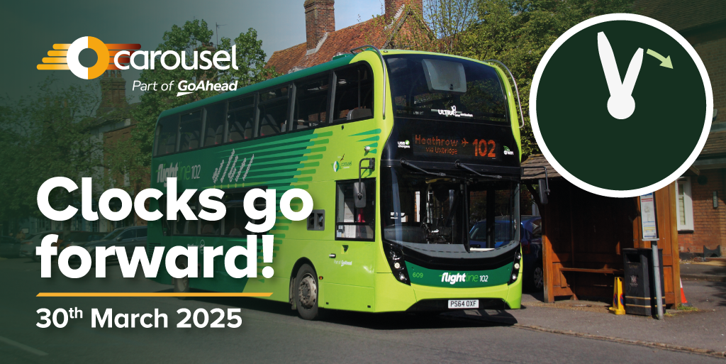 Clocks Go Forward! - Carousel Buses