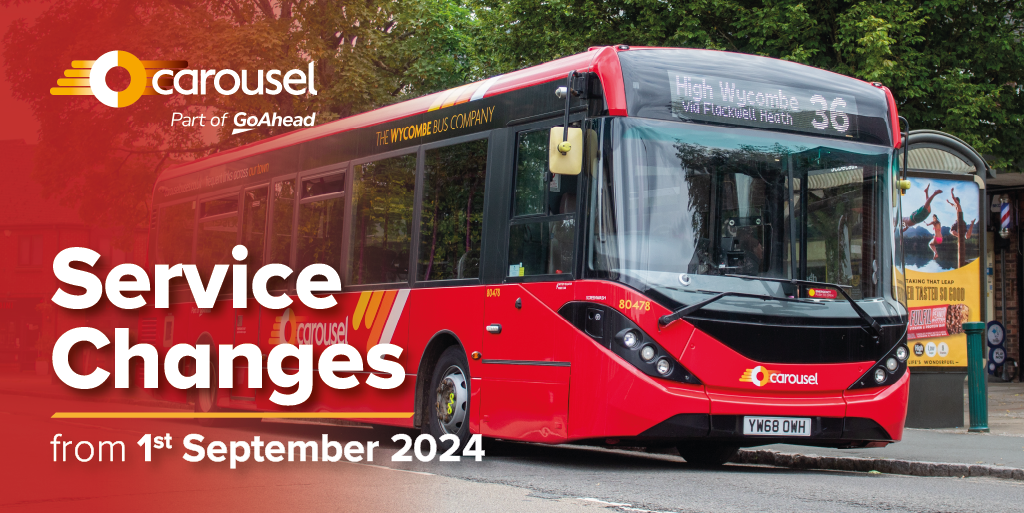 Service Changes from 1st September 2024 - Carousel Buses