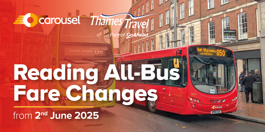 Changes to Fares in the Reading Area - Carousel Buses
