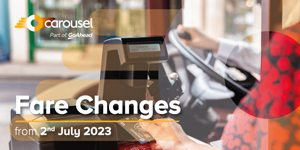 Fare Changes from 2nd July 2023 - Carousel Buses