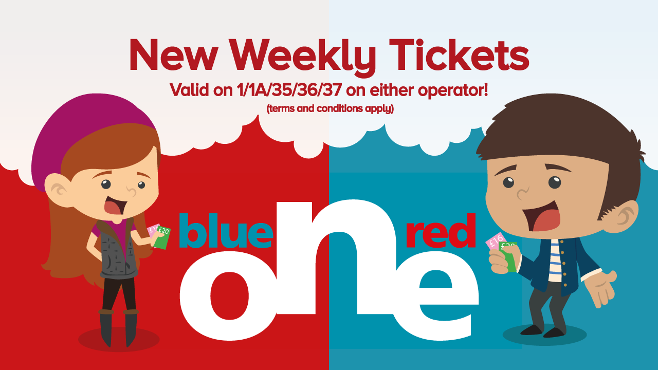 Weekly tickets available on Carousel and Arriva 1/1A/35/36/37 services ...