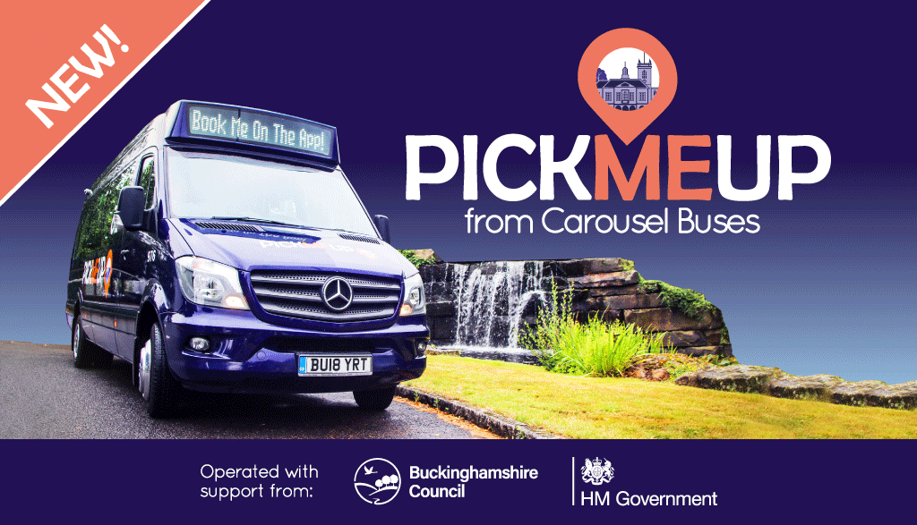 PickMeUp - High Wycombe's on-demand minibus service - Carousel Buses