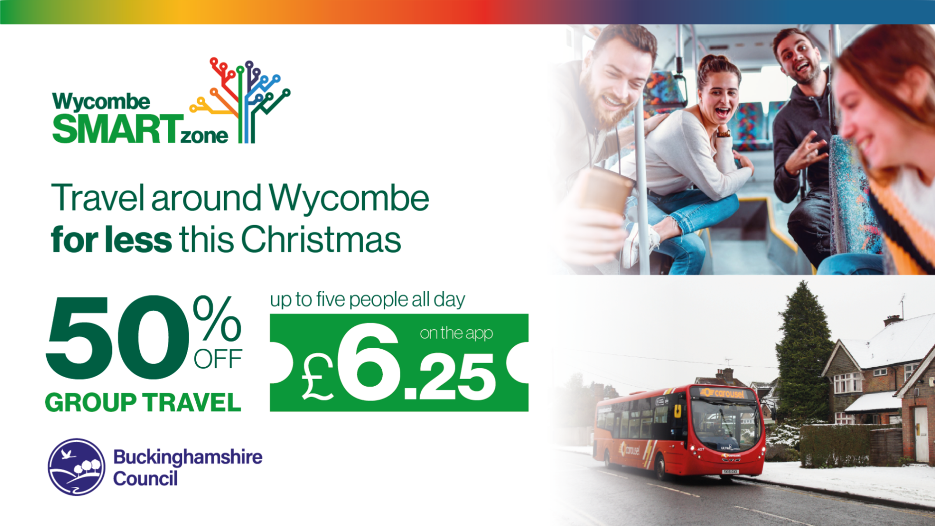 Travel around Wycombe for less this Christmas - Carousel Buses