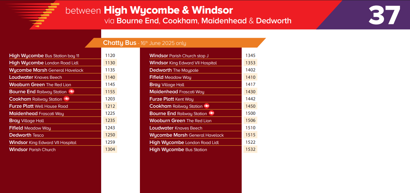 Chatty Bus - 19th June 2025 - Carousel Buses